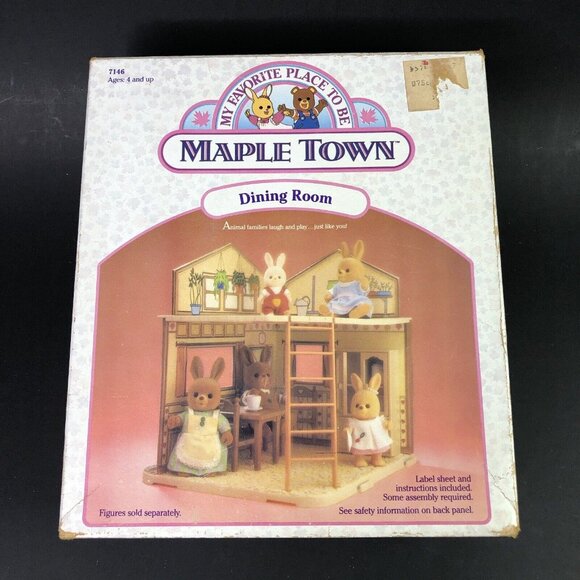 Accents | Vintage Toy 1986 Tonka Maple Town Bedroom Living Dining Room ...